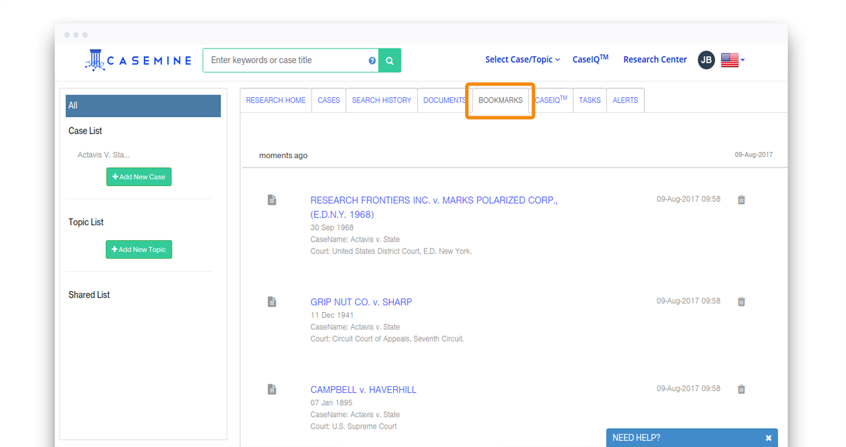 UserGuide | CaseMine