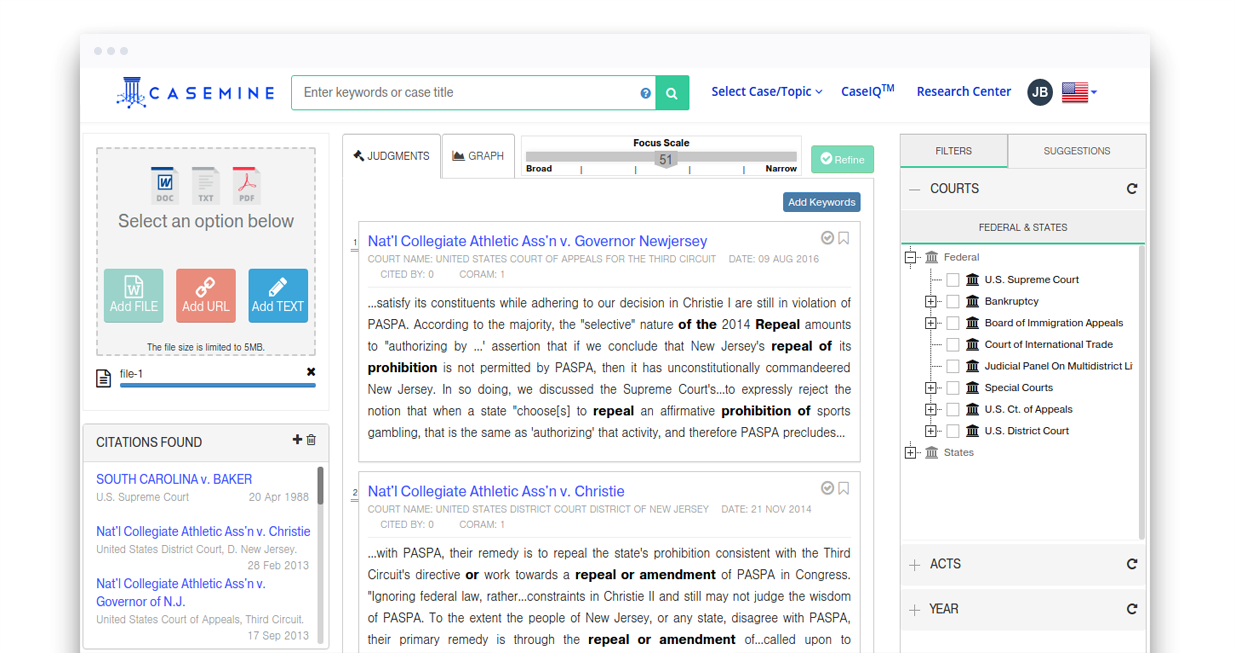 UserGuide | CaseMine